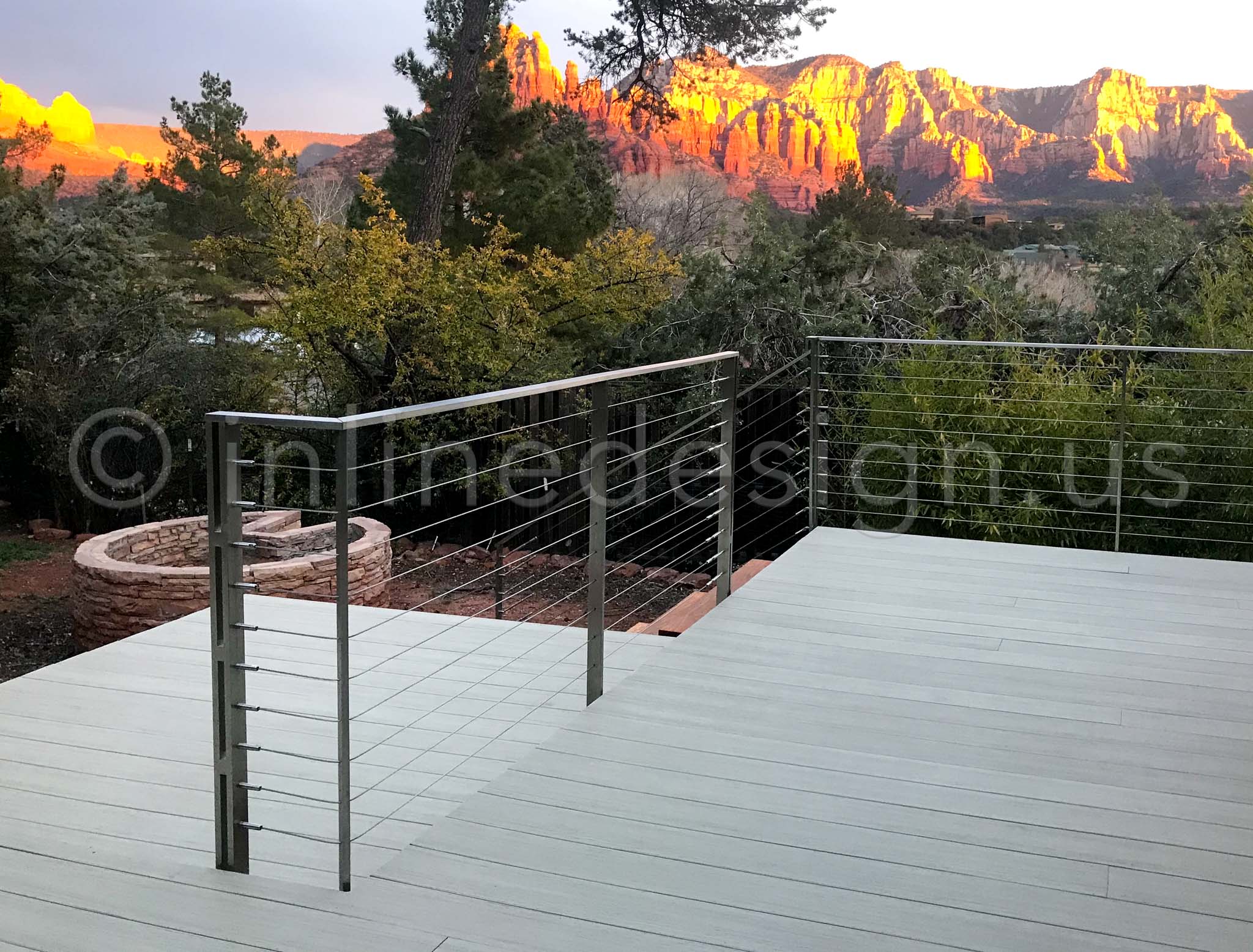 Arcadia Bar Cable Railing was Ingrid’s AZ Dream – Inline Design